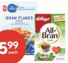 Shoppers Drug Mart: Kellogg's All-Bran Buds, PC Honey Nut Oat O's or ...